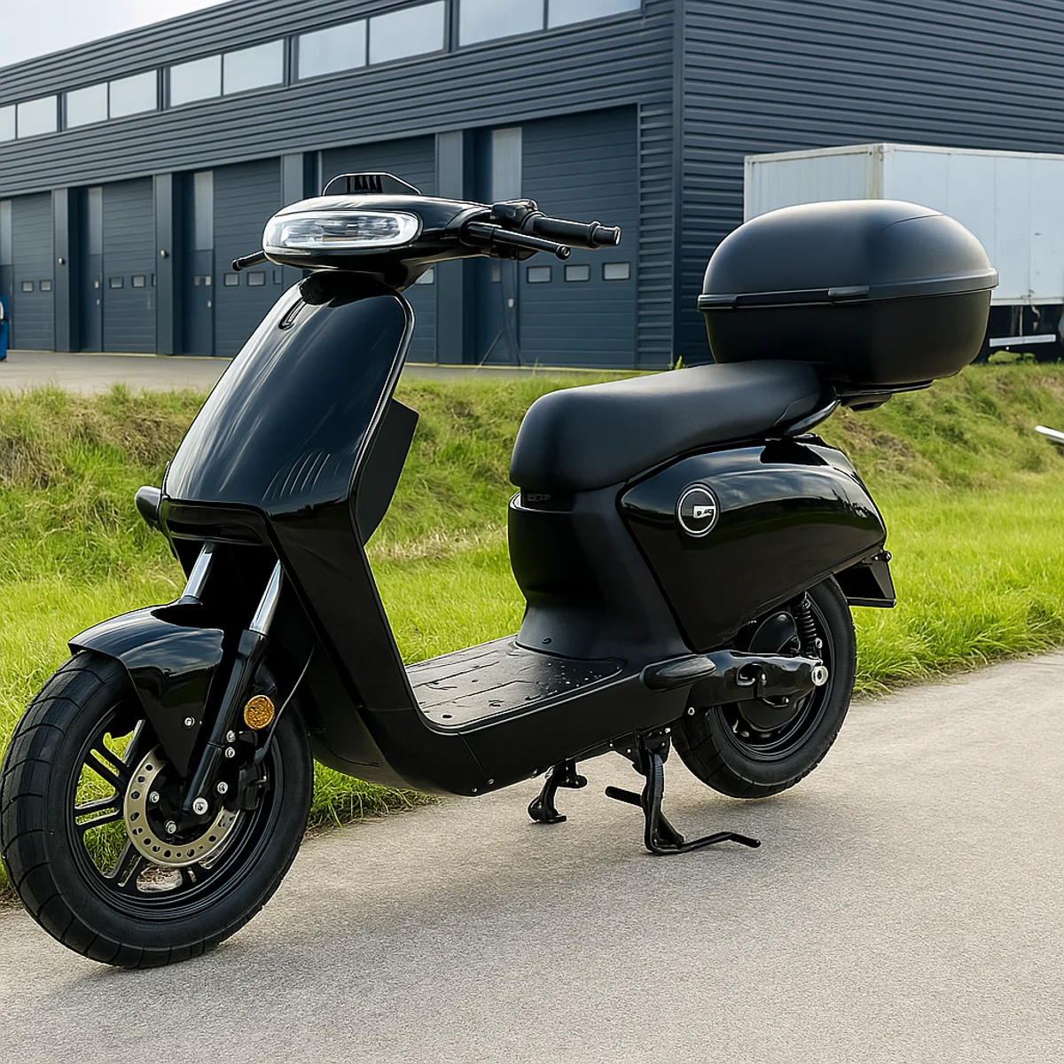 Vmoto Super Soco Cux scooter – Zwarte Kappen - Rijklaar & Compleet | JouwTech